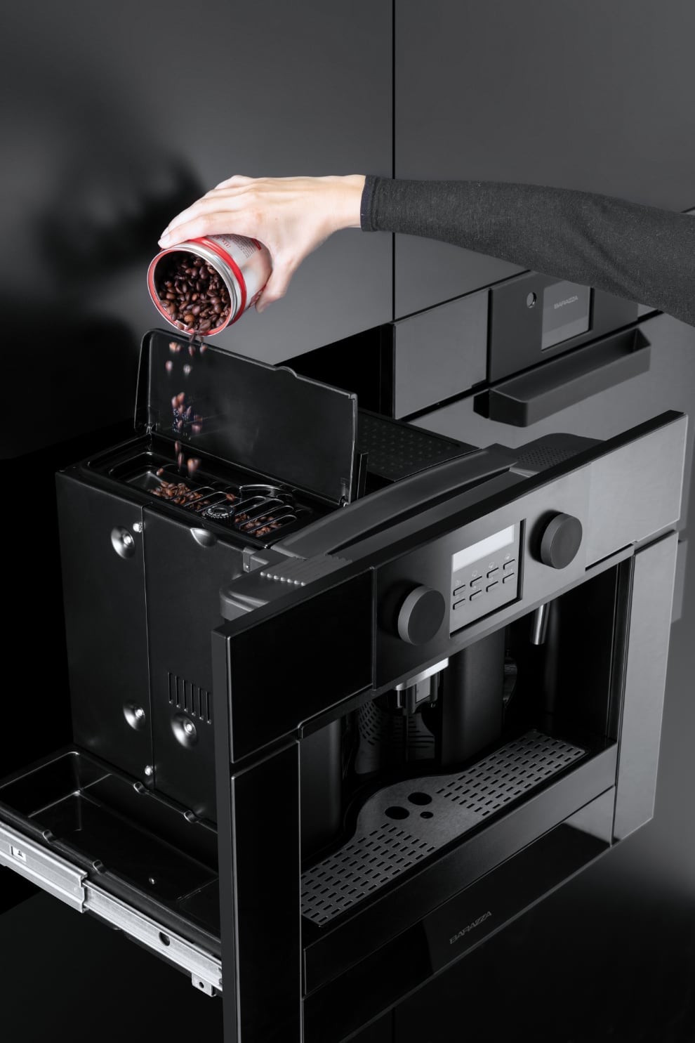 ICON GLASS coffee machine built-in