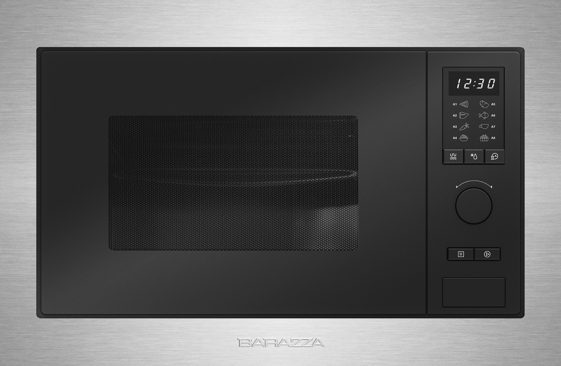 Microwave built-in stainless steel | Bellistri ApS