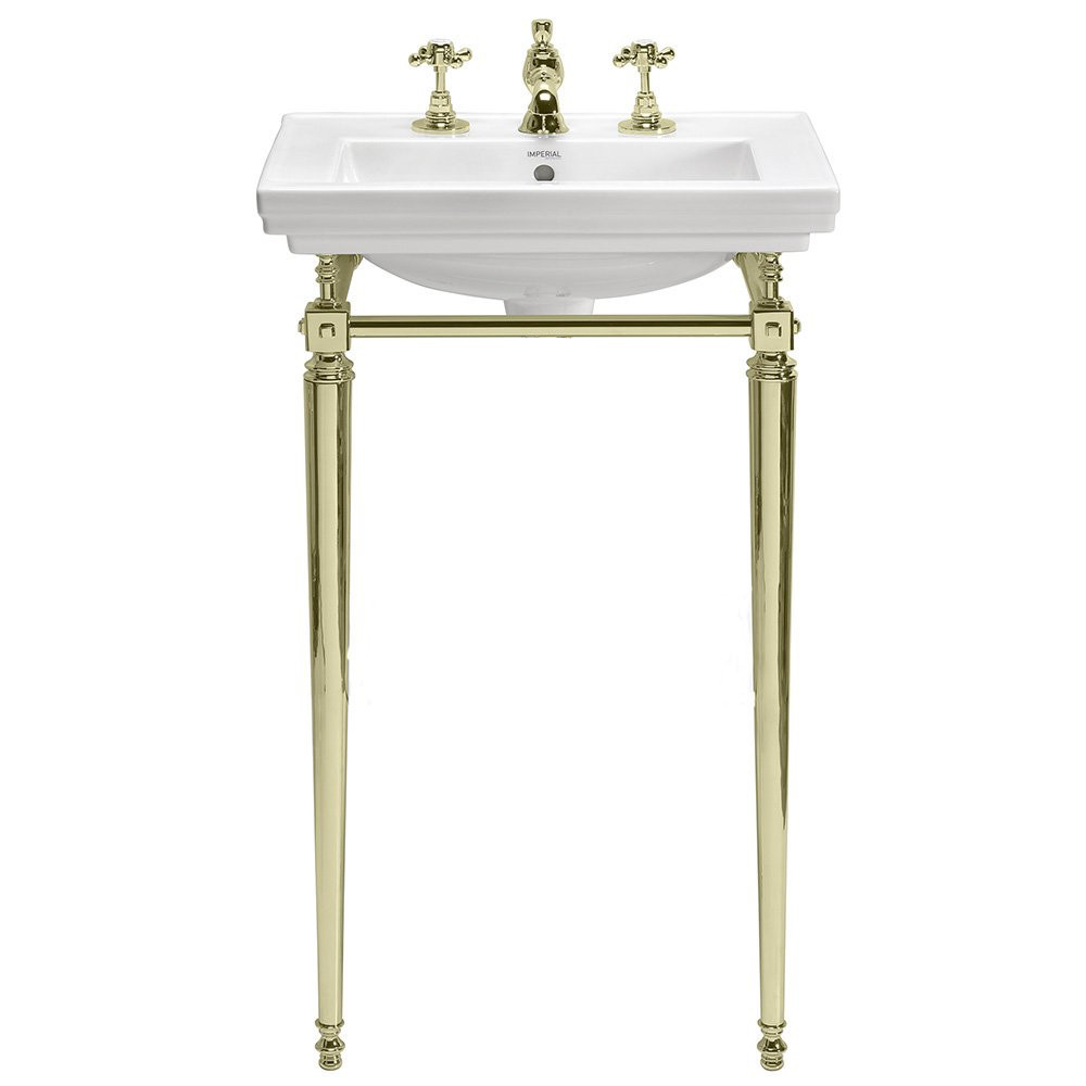 Lavabo sobre estructura Astoria Deco´ Pequeño | Lavabo clásico compacto ...